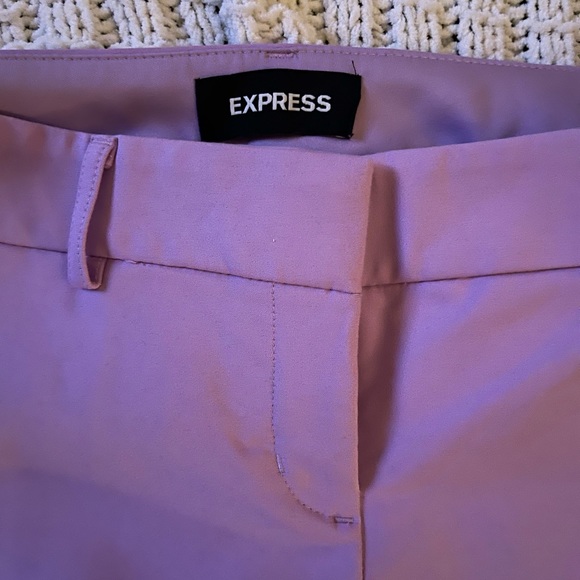 Express | Pants & Jumpsuits | Express Capri Pants In Lavender | Poshmark